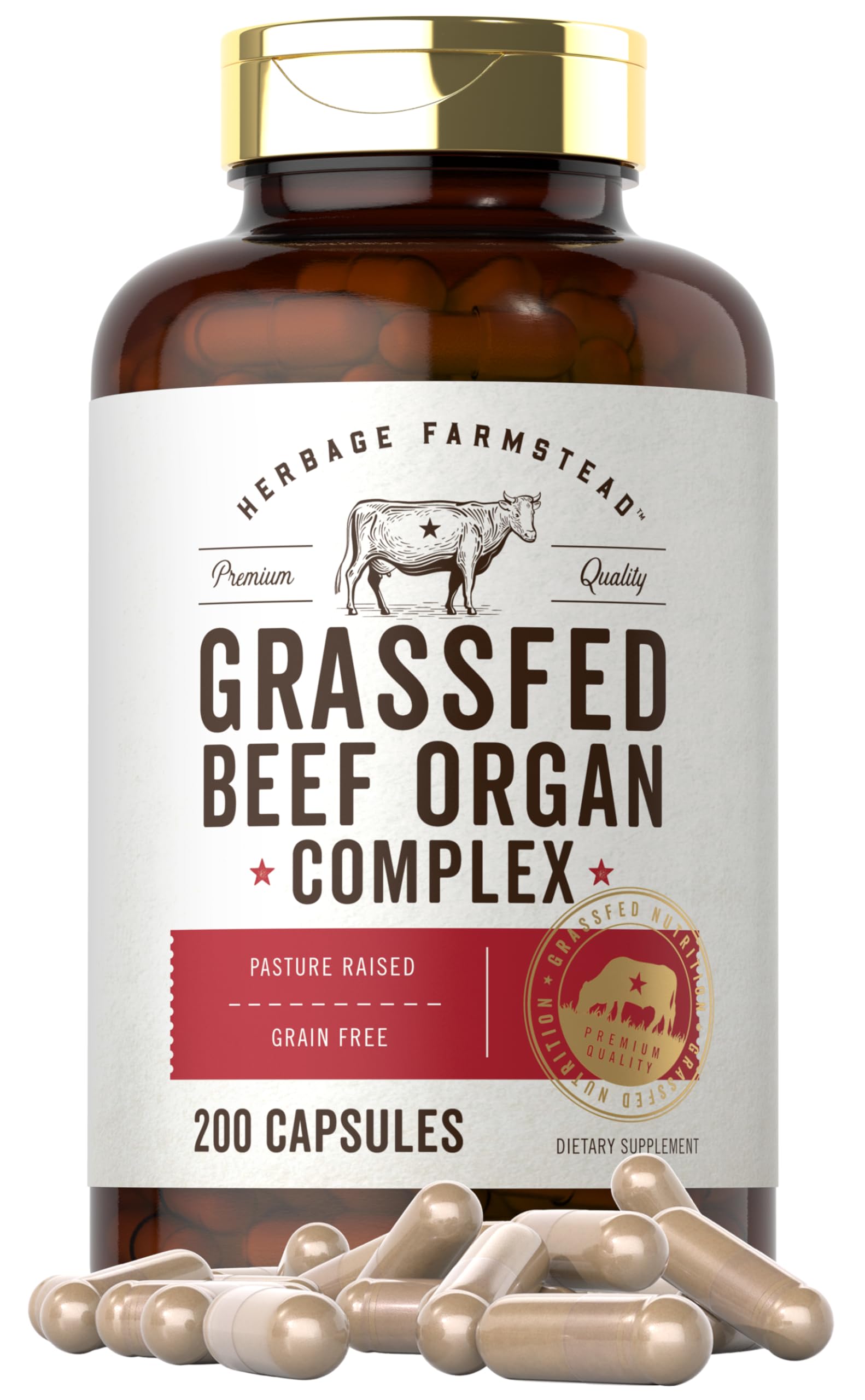 Mua Carlyle Grass Fed Beef Organ Complex | 200 Capsules | Pasture ...