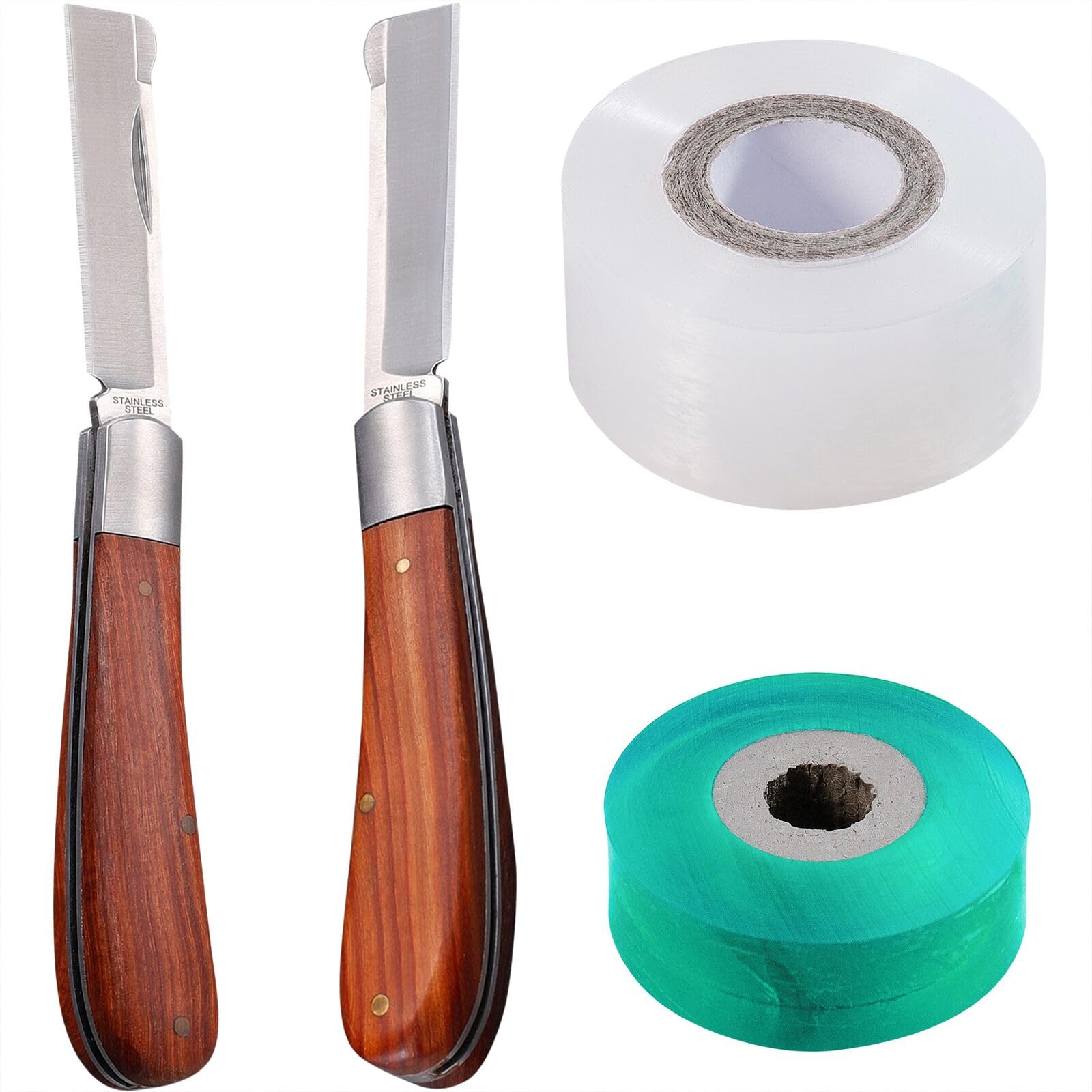 Single Bevel Grafting Knife with Grafting Tapes for fruit trees,1 Left ...