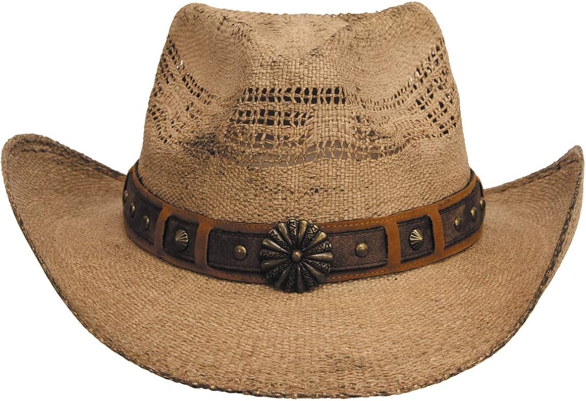 MFH Chapeau de Paille Western Taille unifiée (Colorado): Amazon.fr ...