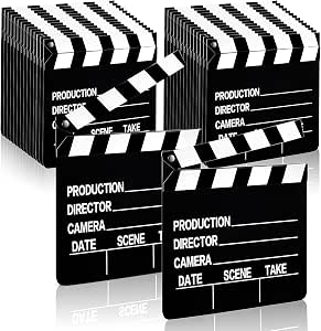 Amazon.com : Movie Film Clap Board Halloween Party Props 7 x 8 Inch ...