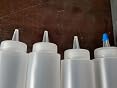 Fasmov 20 Pack 8-ounce Plastic Condiment Squeeze Squirt Bottles ...