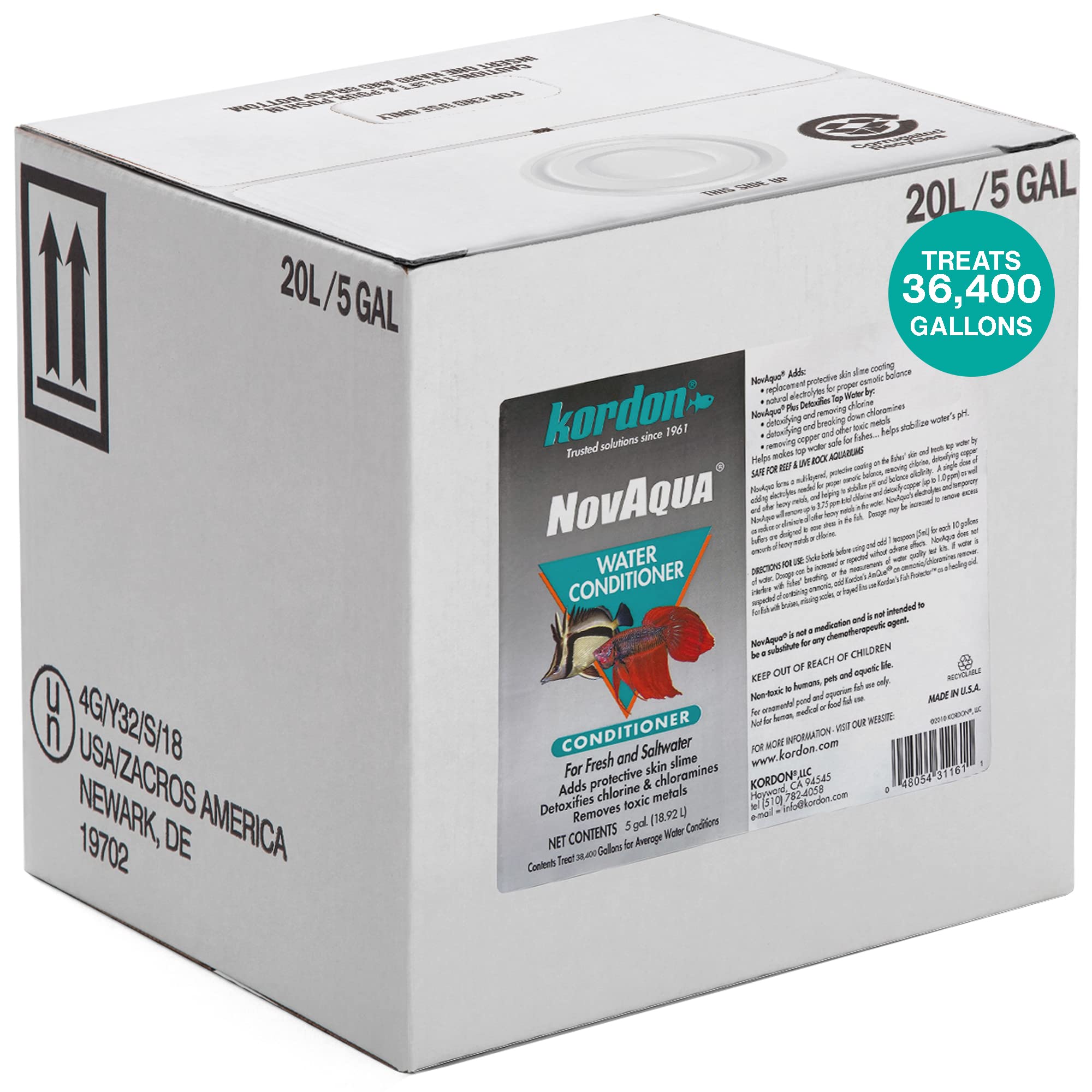 Mua #31175 NovAqua Water Conditioner for Aquarium, 5-Gallon trên Amazon ...