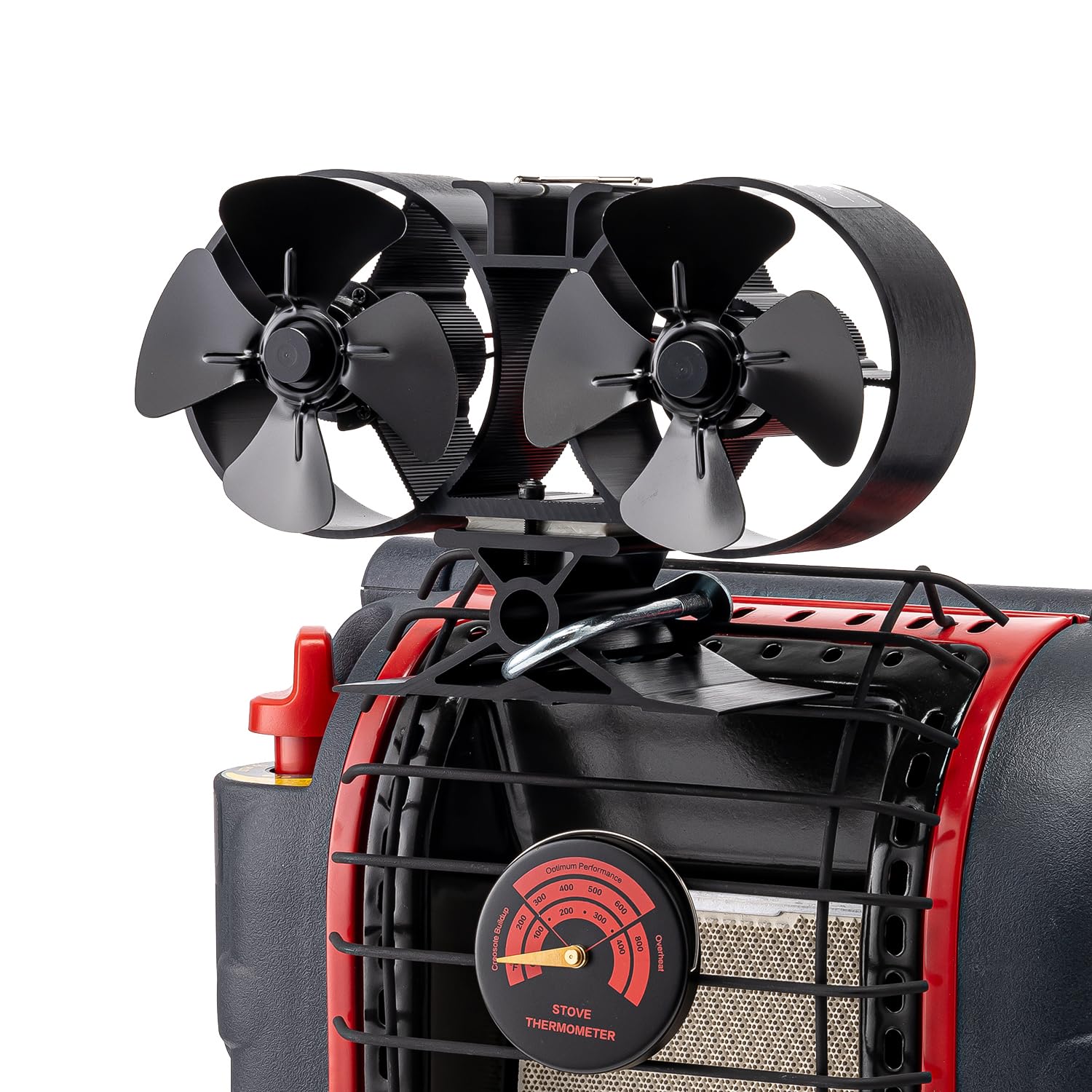 CRSURE Wood Stove Fan for Buddy Heater, Heat Powered Fireplace Fan with ...