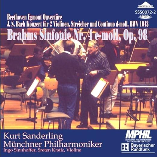 Brahms : Symphony No. 4 Kurt Sanderling / Munchner Philharmoniker by ...