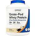 Amazon.com: Nutricost Grass-Fed Whey Protein Concentrate (Vanilla) 5LBS - Undenatured, Non-GMO ...