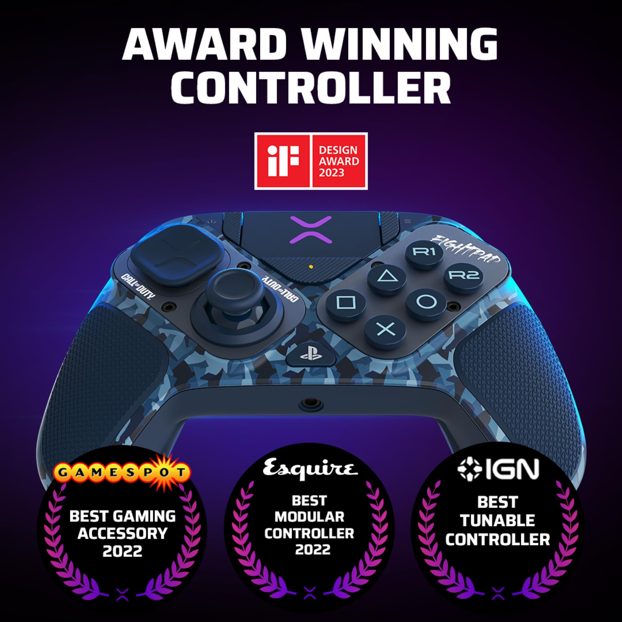PDP Victrix Pro BFG Wireless Controller For PS4/PS5/PC, Sony 3D Audio ...