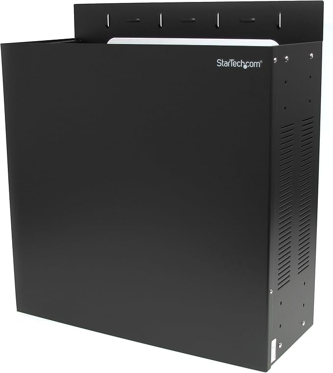 Amazon.com: StarTech.com 4U Vertical Wall-Mount Server Rack Enclosure ...