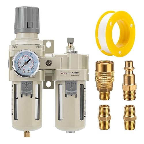 Air Compressor Filter Regulator Lubricator (FRL) Unit,Air Pressure ...