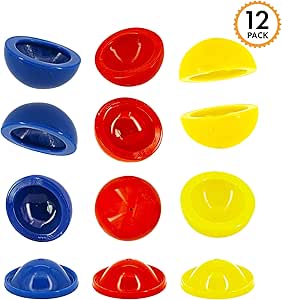 Amazon.com: SRENTA 2" Rubber Pop Up Popper Toys, Colorful Sports ...