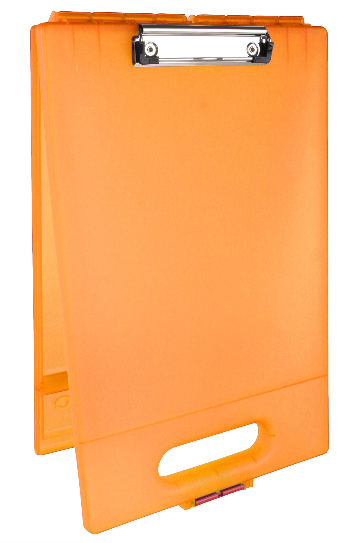 Dexas School Clipcase Storage Clipboard, Orange on Galleon Philippines
