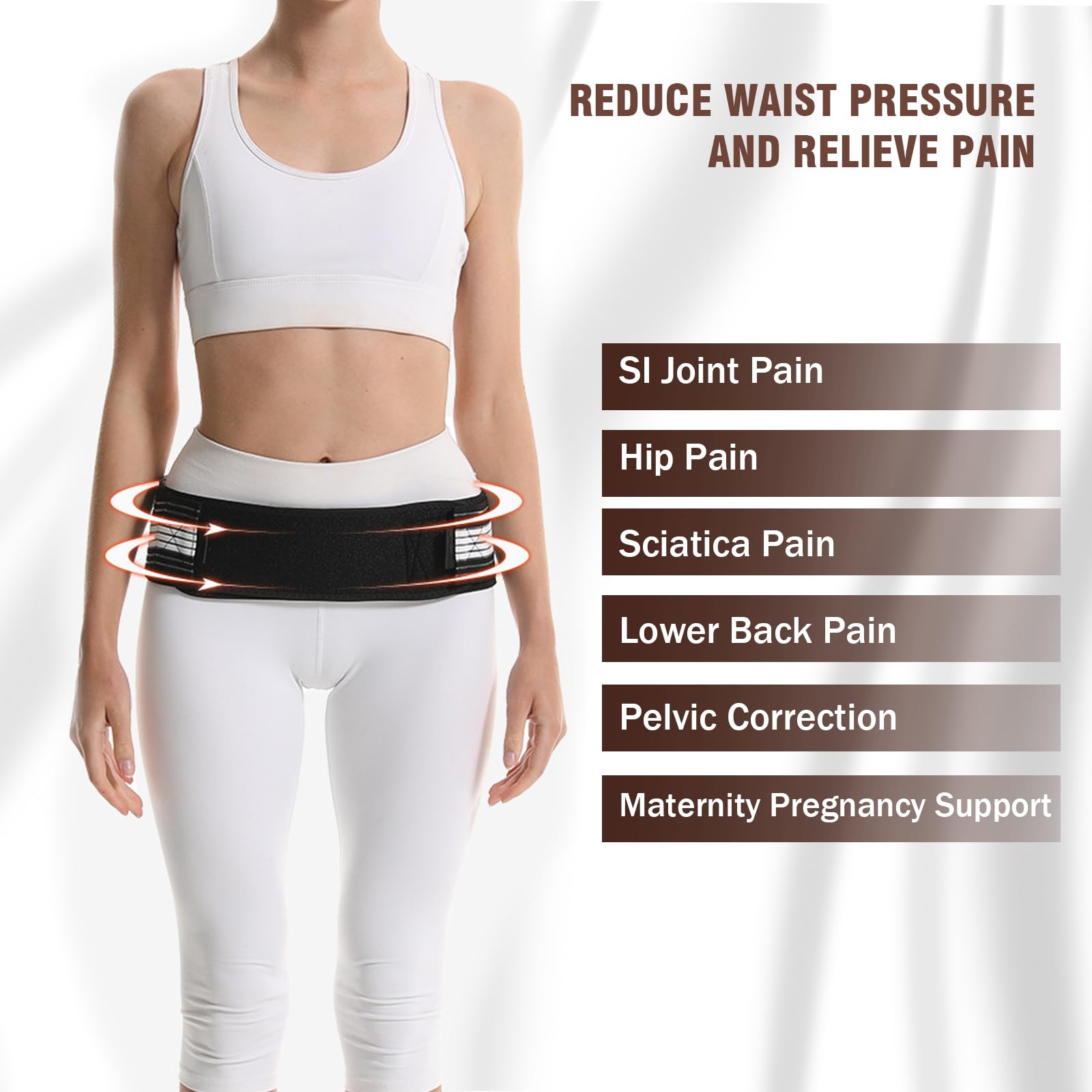Mua Sciatica Belt - Sacroiliac Si Joint Hip Support Belt - Sciatica ...