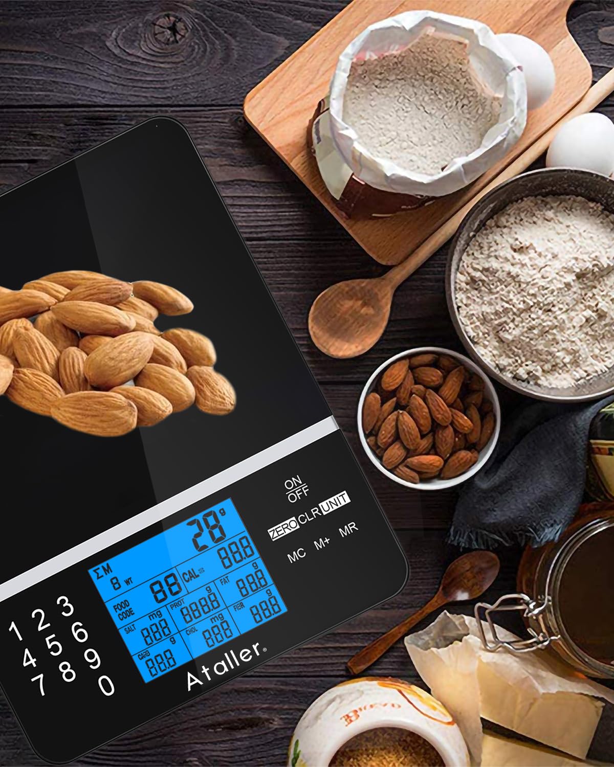 Mua Ataller Food Scale with Nutritional Calculator, Kitchen Diet Scale ...