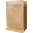 Amazon.com: Coffee Bags 0.5 Lb - Kraft Paper Bags Kraft Coffee Bags ...