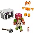 Amazon.com: Mattel Minecraft Dungeons Battle Chest with Figure, Weapon ...