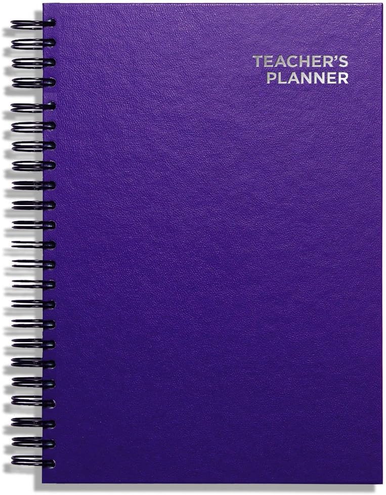 Teacher Planner 2021-2022 by Pirongs A4 6 Lesson – Purple – BigaMart