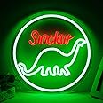 Pugna Dinosaur Neon Signs for Wall Decor Cute Neon Lights for Bedroom ...