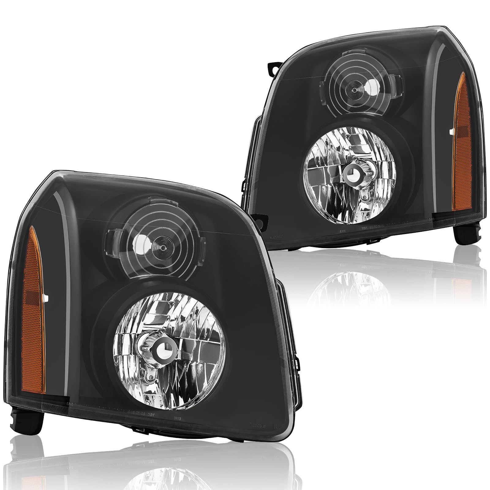 Headlights for 2007 2008 2009 2010 2011 2012 2013 2014 GMC Yukon/Yukon ...