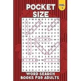 Amazon.com: Large Print Word Search Mini 4x6 Inch: Pocket, Purse and ...