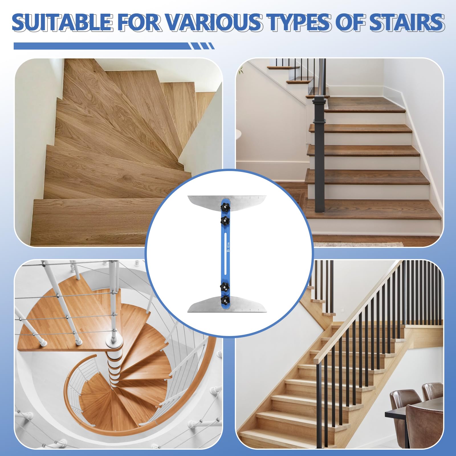 Mua Stair Tread Template Tool, 11- to 60-in. Length Stair Tread Jig for ...