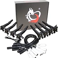 Amazon.com: DRAGON FIRE PERFORMANCE Tune Up Set Complete With Ignition Coils and Low Ohm Ceramic ...