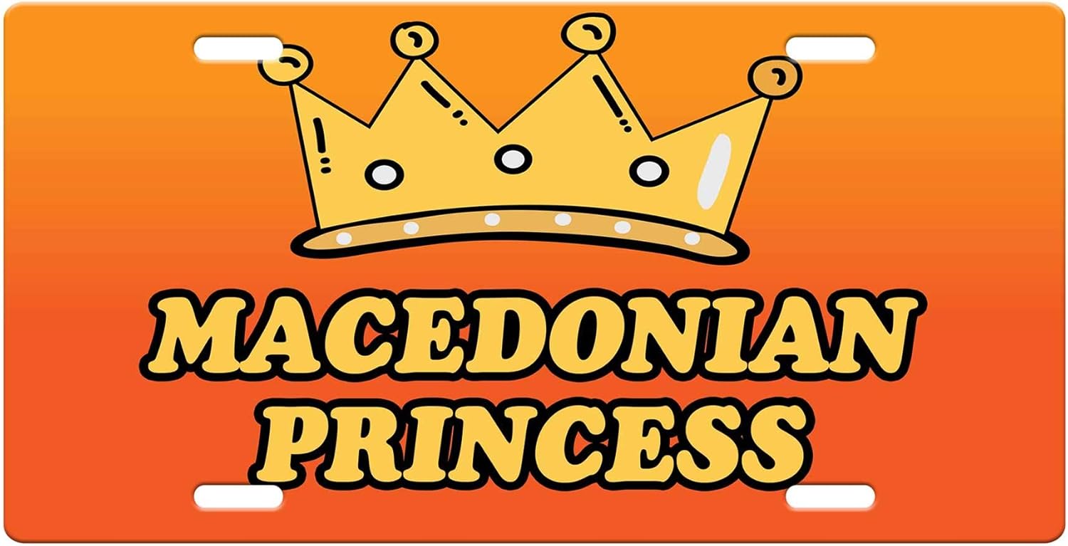Amazon.com: Makoroni - MACEDONIAN PRINCESS Princess Des#3 Aluminum Car ...
