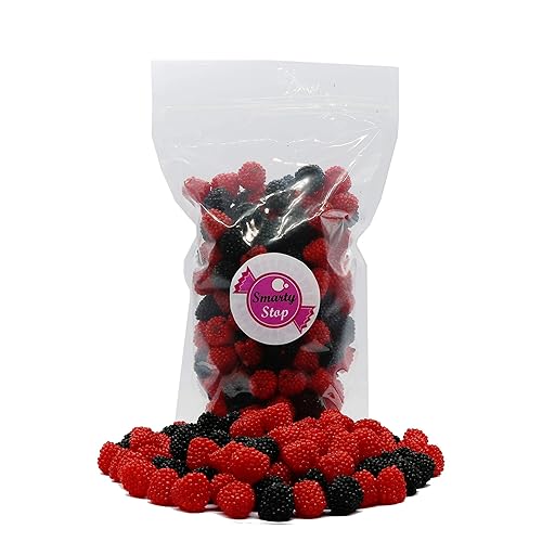 Gummy Raspberries And Blackberries