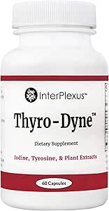 Amazon.com: Thyro-Dyne - Iodine, Tyrosine & Plant Extracts - 60 capsules: Health & Personal Care