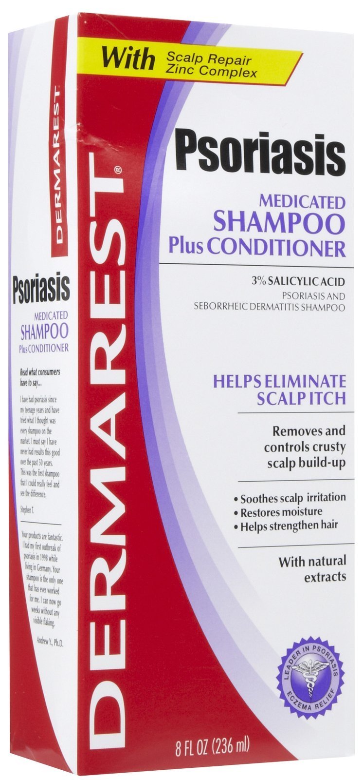 Amazon.com : DERMAREST Psoriasis Medicated Moisturizer 4 oz ...