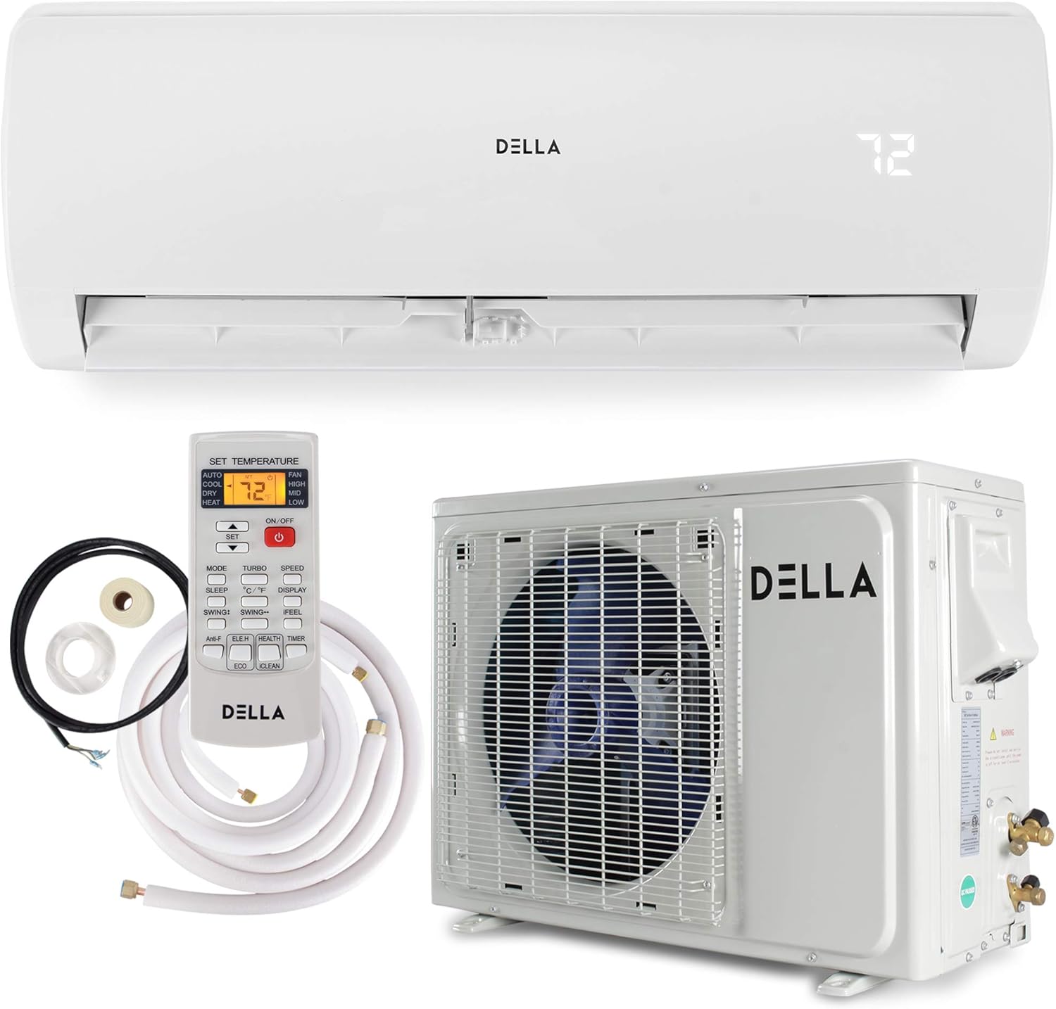 Amazon Della 18000 BTU Mini Split Air Conditioner Ductless 