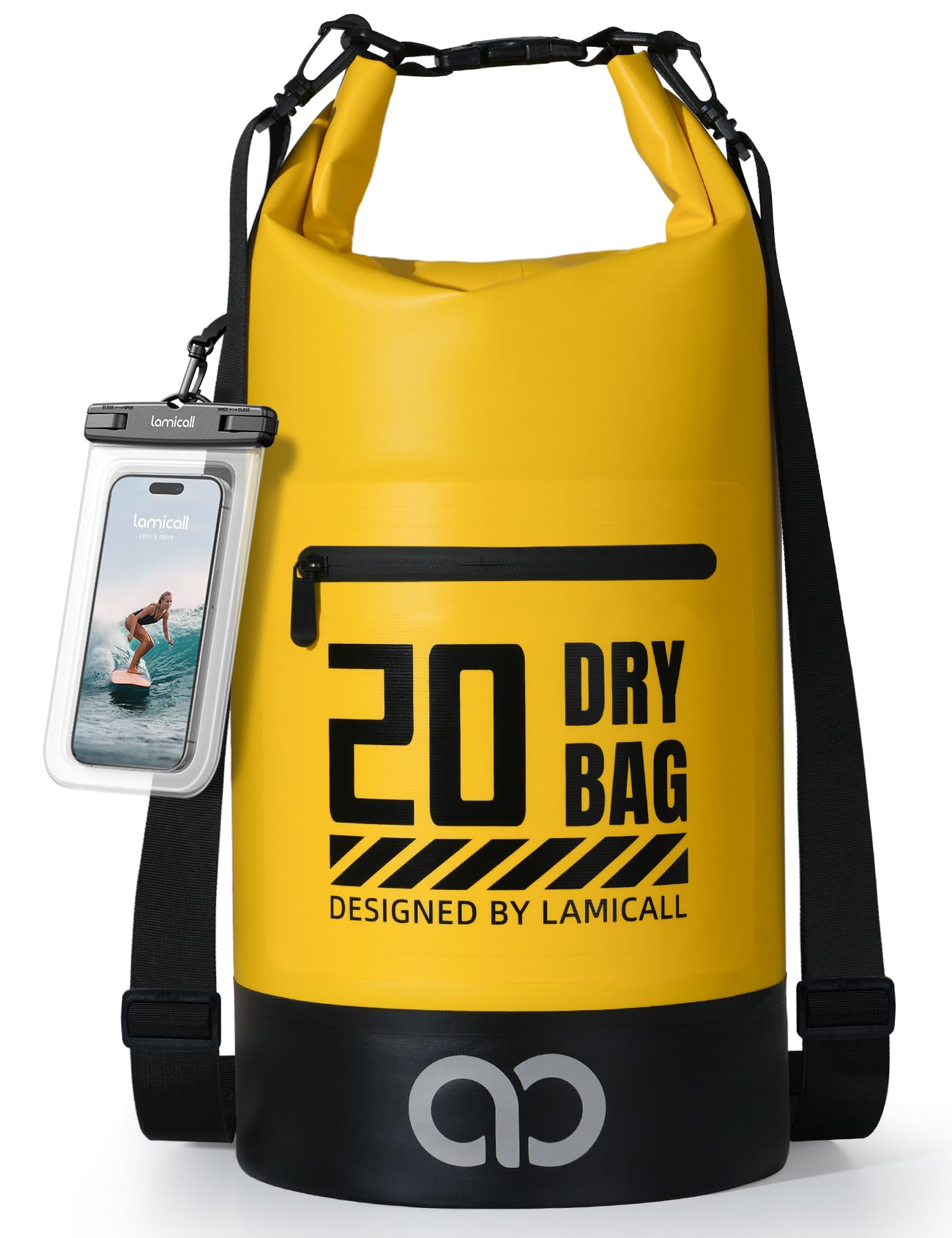 Lamicall Dry Bag Waterproof Backpack - [Zippered Pocket] 5L/10L/20L/30L ...