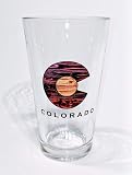 Amazon.com | Colorado Mountains Engraved Beer Pint Glass - 16 oz ...