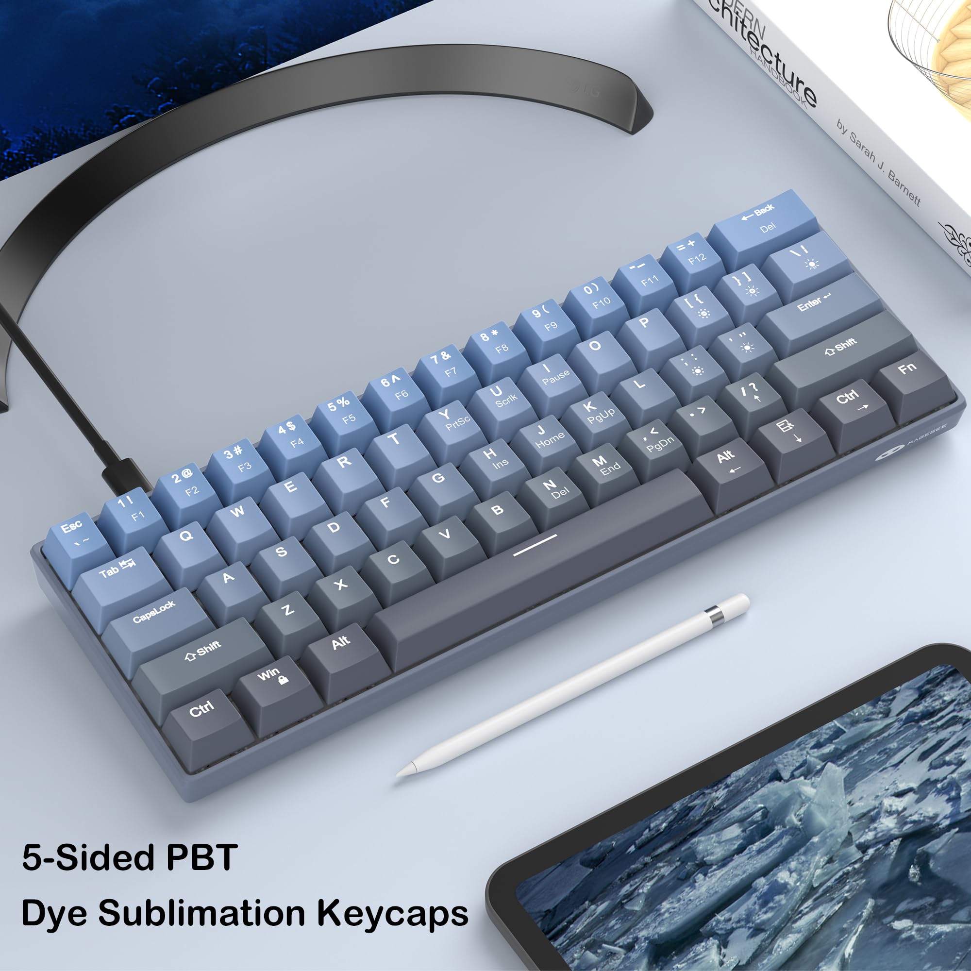 Mua MageGee 60% Mechanical Gaming Keyboard, STAR 61 Compact Blue LED ...