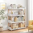 Amazon.com: OSCHF 4-Tier Wooden Open Bookcase - Modern Display ...