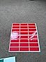 80 Red Stickers - Sticky Coloured Self Adhesive Labels for Colour ...