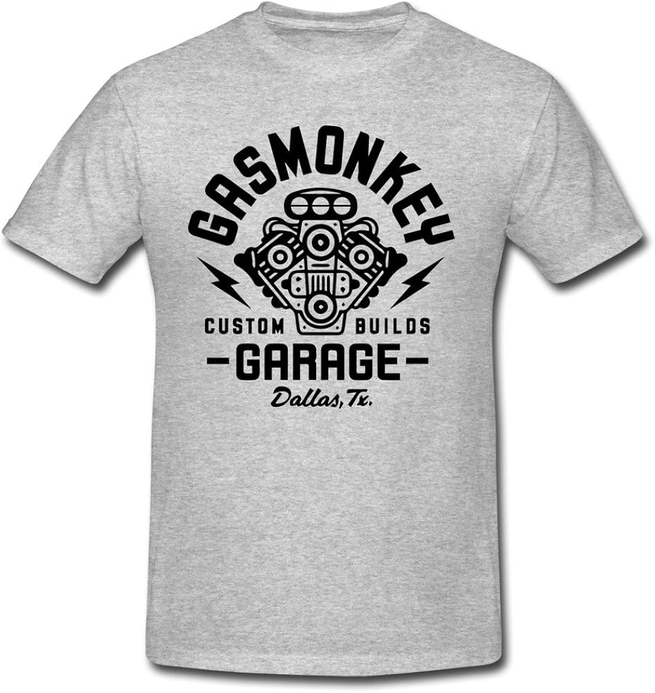 Amazon.com: Gas Monkey Garage Business Logo Vintage Style T-Shirt ...