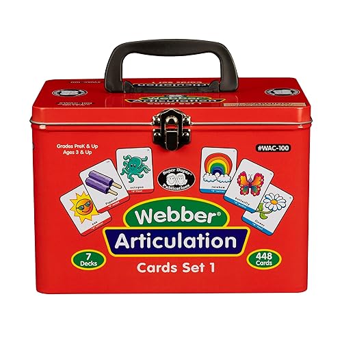 Super Duper Publications | Set of 7 Webber® Articulation Card Decks ...