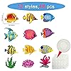 48 Pcs Fish Cutouts Paper Colorful Classroom Decoration Ocean Under the ...