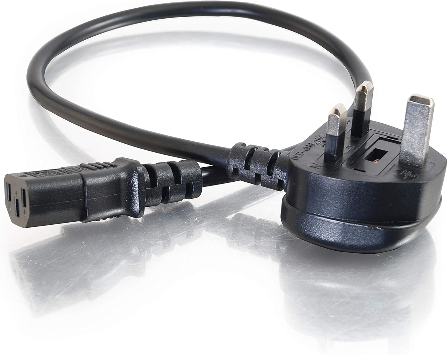 C2G 0.5 Metre UK Power Cable 1.5 Foot Kettle Lead: Amazon.co.uk ...
