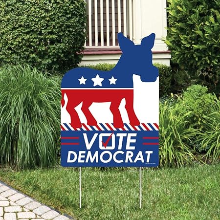 Amazon.com : Big Dot of Happiness Democrat Election - Party Decorations ...