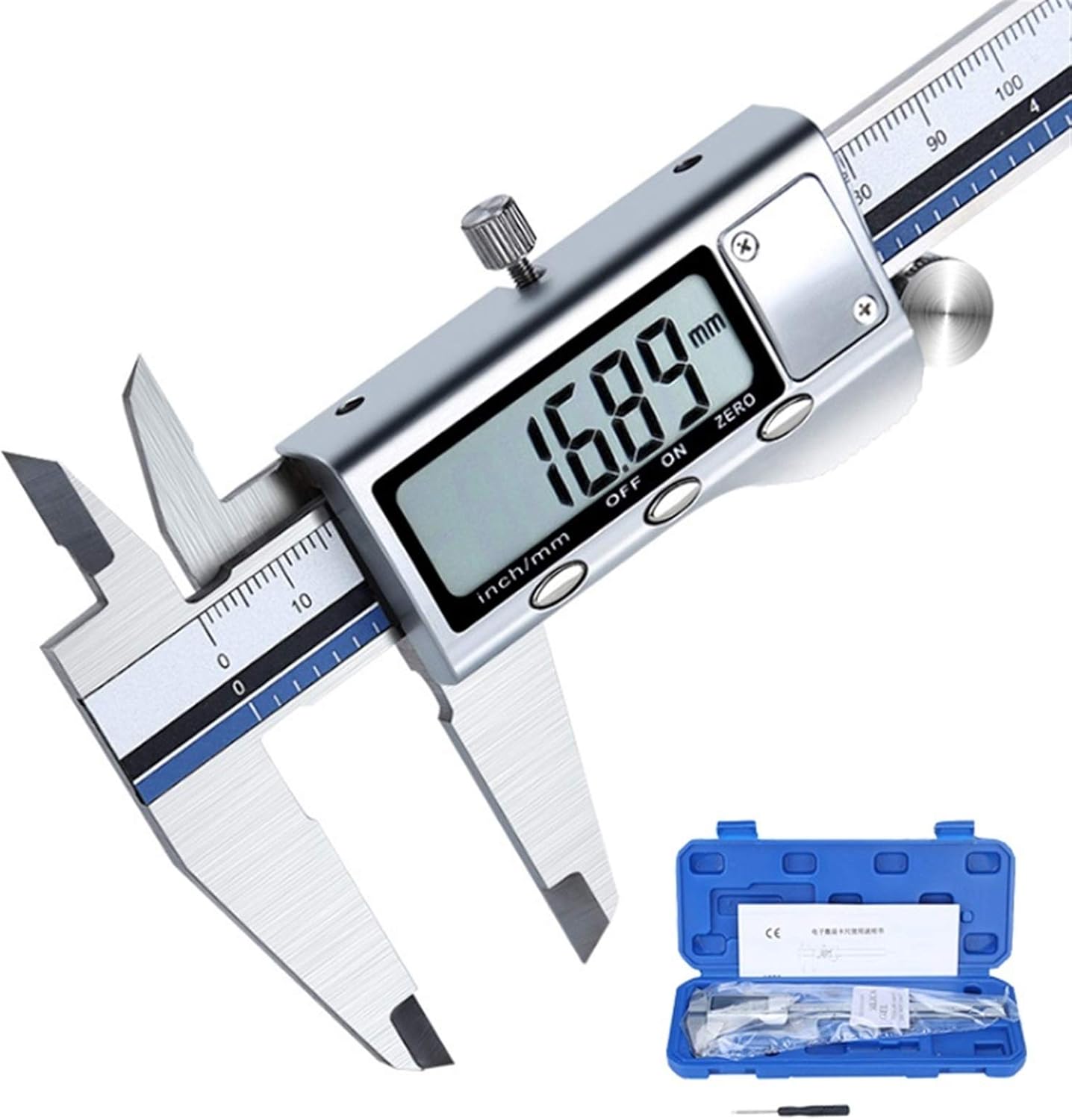 ZQLY 150mm Stainless Steel Digital Caliper High Precision Vernier ...