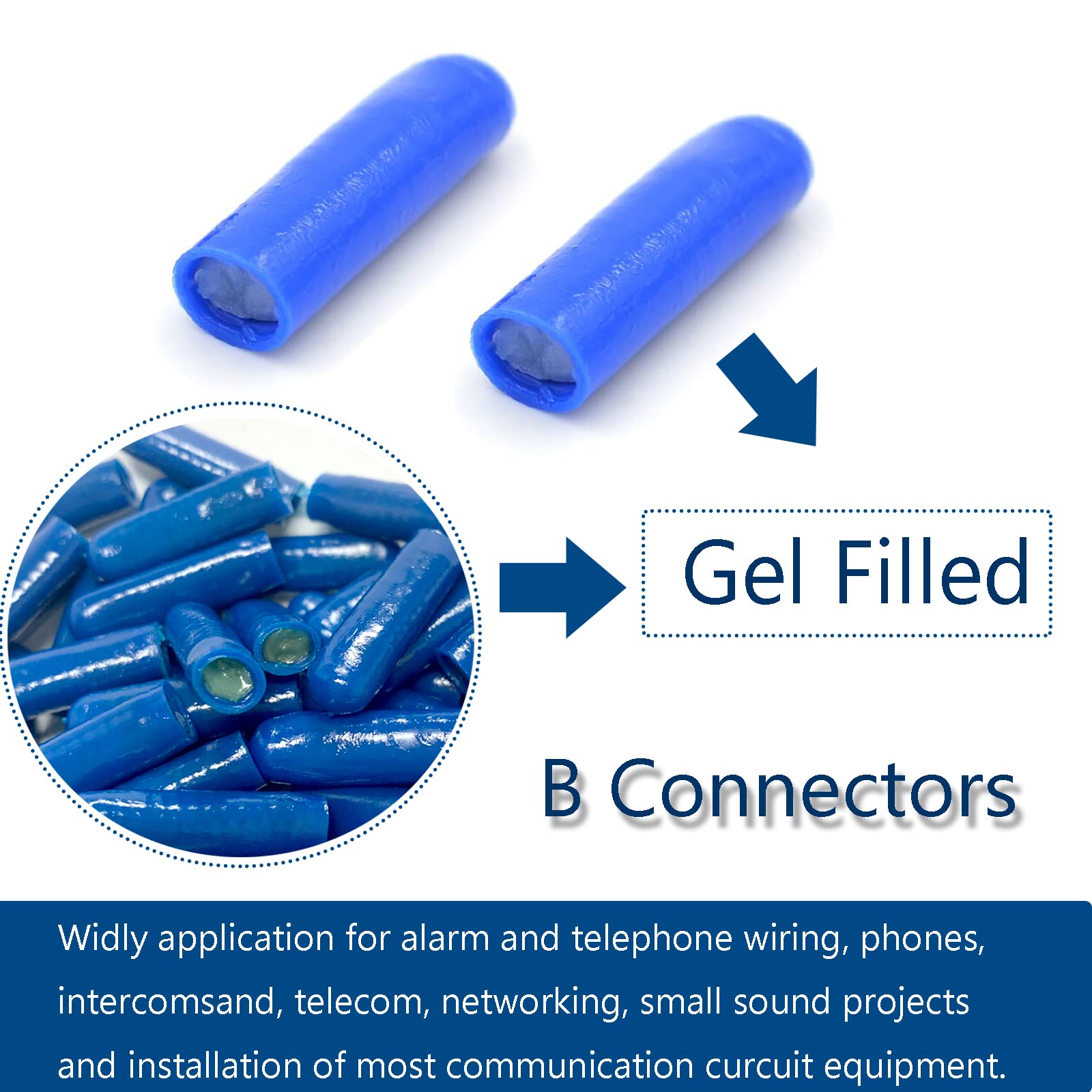 Mua B Type Gel Filled Wire Connectors - Silicone Telephone Alarm Wire ...