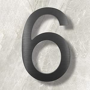 Amazon.com: 10 Inch House Numbers- Modern Floating Street Home Address ...