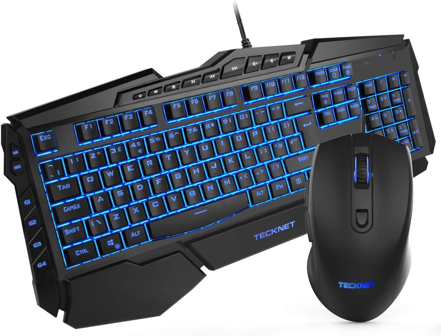 TECKNET Gaming Keyboard, Premium Kraken 7 LED: Amazon.co.uk: Electronics