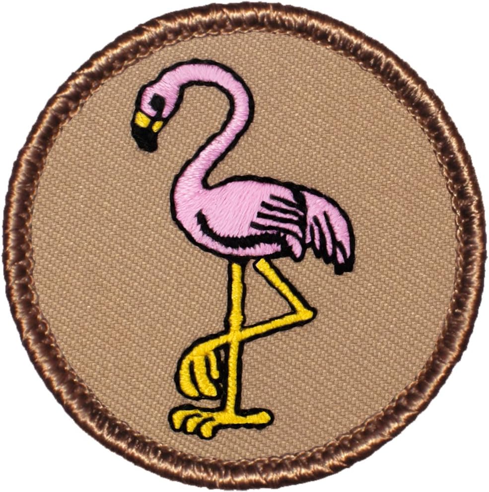 Amazon.com: Pink Flamingo Patrol Patch - 2" Round!: Arts, Crafts & Sewing