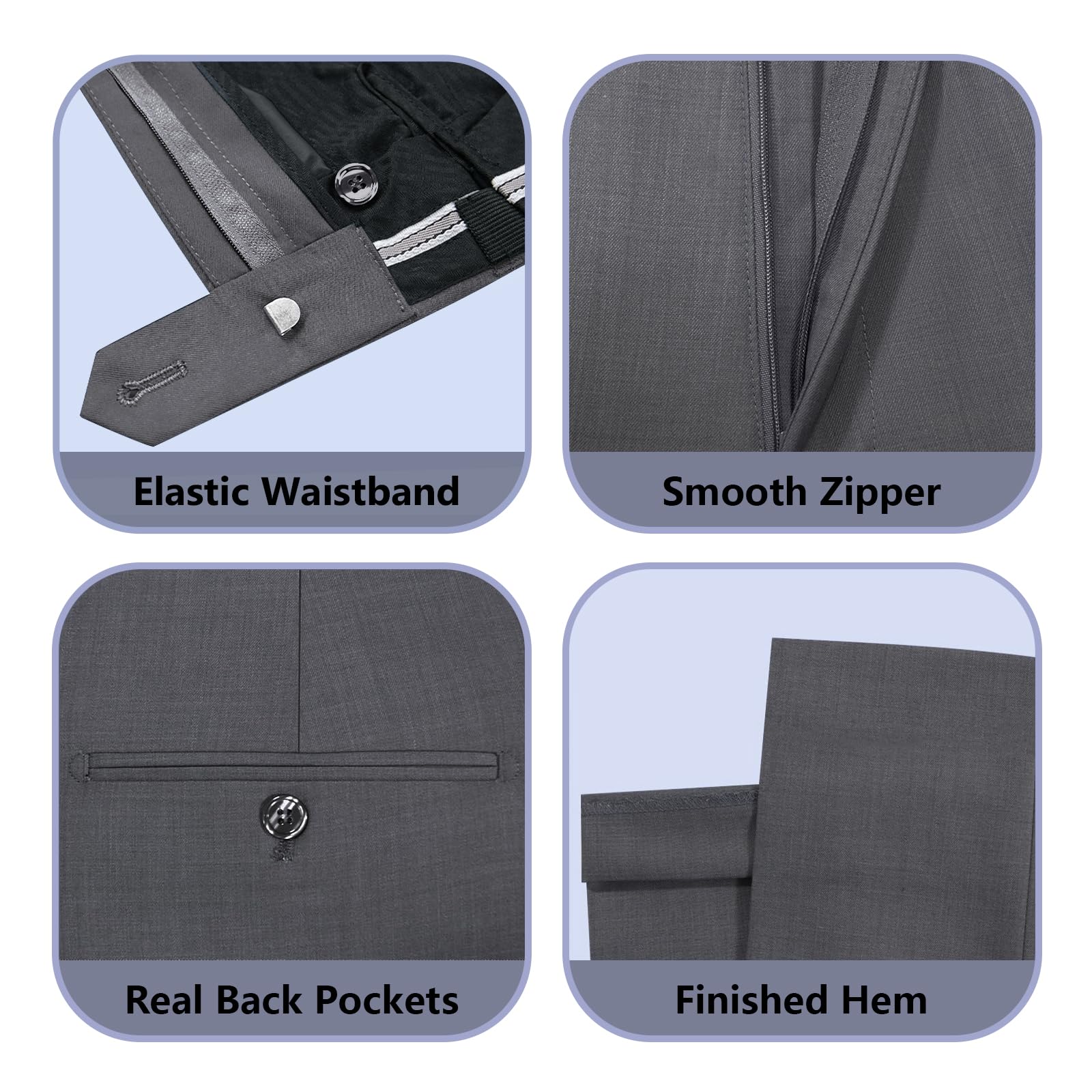 Mua Cooper & Nelson Men's Suit Slim Fit, 3 Piece Suits for Men, One ...
