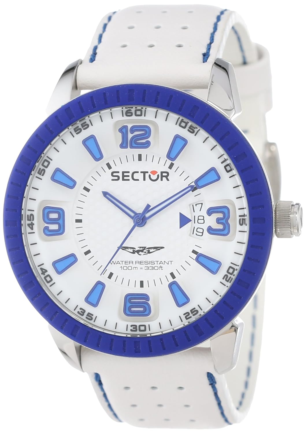Sector Men's Quartz Watch with White Dial Analogue Display and White ...