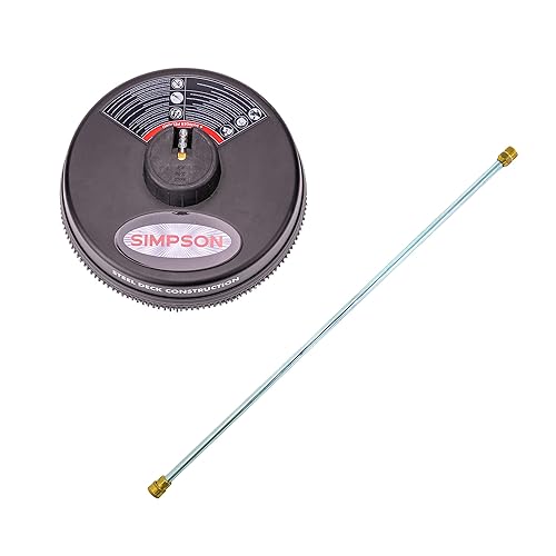 Simpson Cleaning 80165 Universal Scrubber 15" Steel Pressure Washer ...