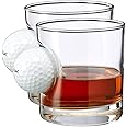 Amazon.com: BenShot Golf Ball Rocks Glass - 11oz | Made in the USA [Set ...