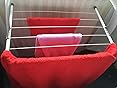 DIVCHI 5 Bar Radiator Folding Airer Radiator Towel Holder Clothes Dryer ...