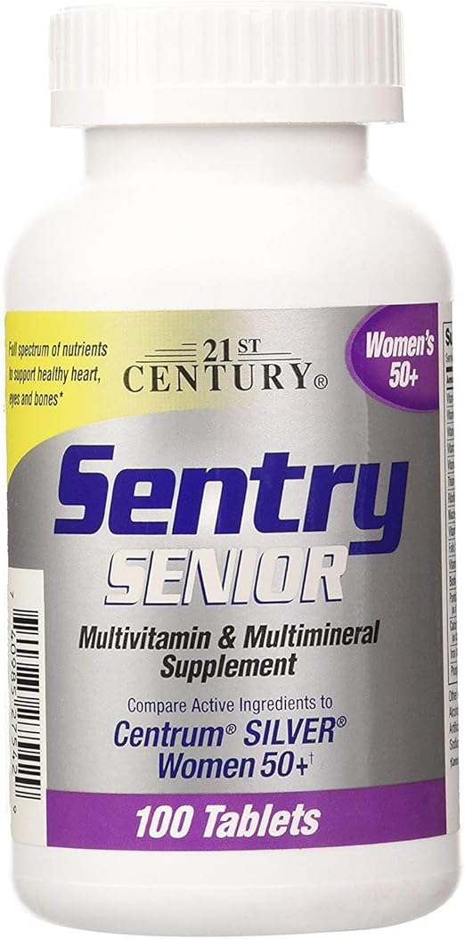 Amazon.com: 21st Century Sentry Senior Women 50+ Multivitamin ...